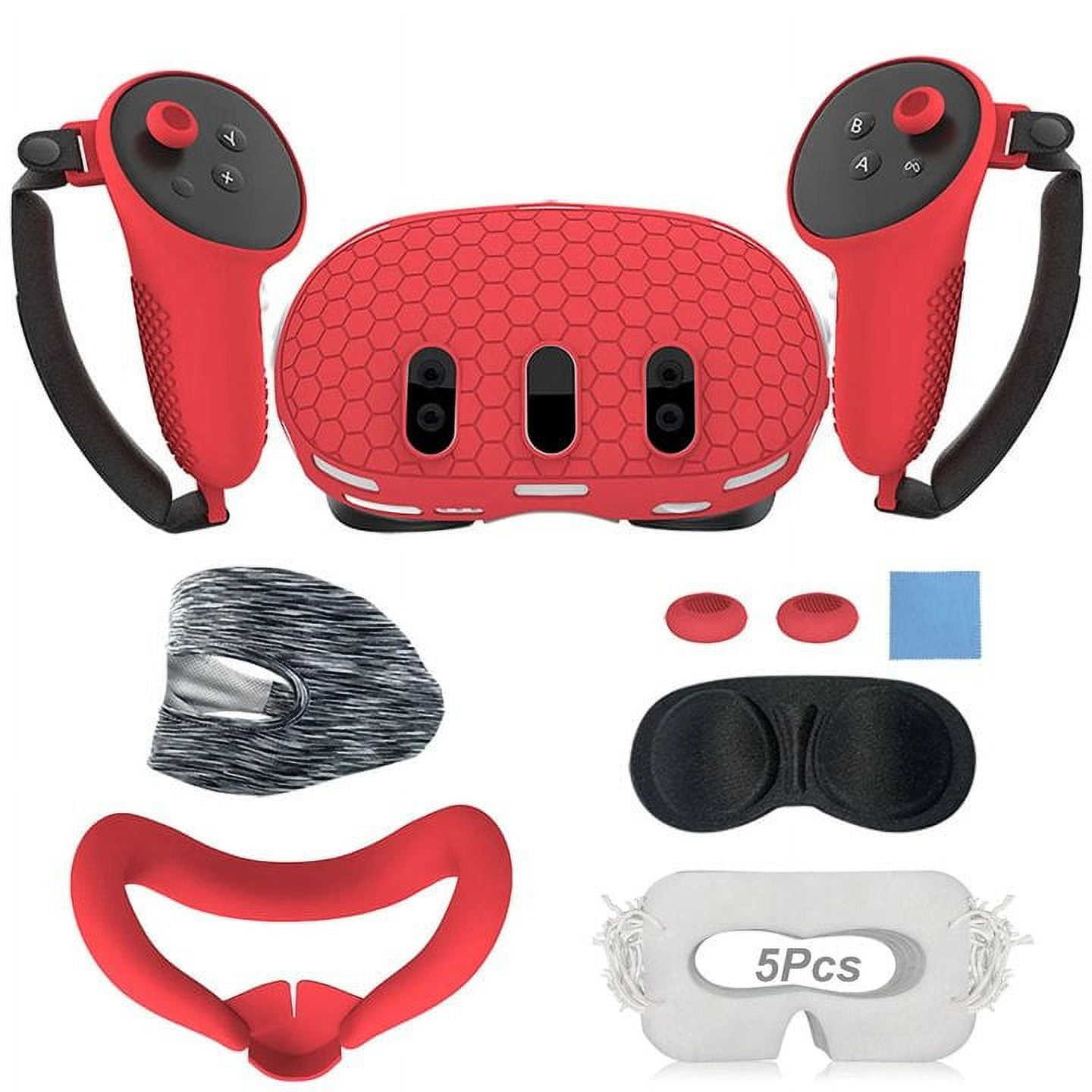 Silicone Face Cover for Oculus Quest 3 Accessories, Accessory Set for ...
