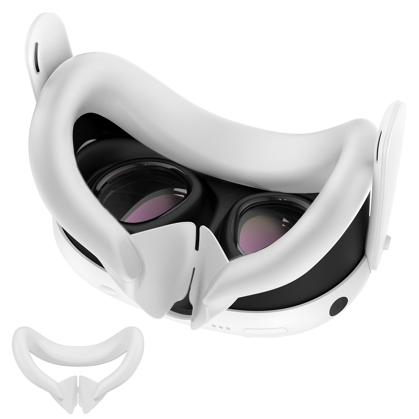 Silicone Face Cover Pad Replacement Face Cushion for Meta Quest 3 ...
