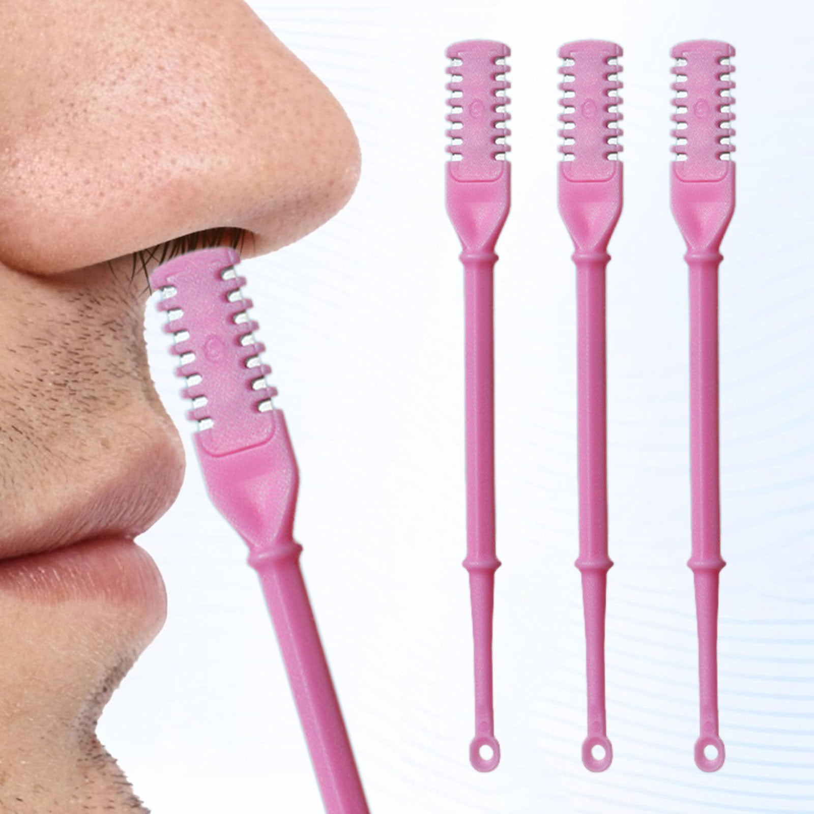 Silicone Face Scrubber Makeup Brush Cleaner Nose Hair Clipper Manual ...