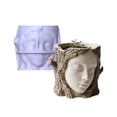Silicone Face Shape Mold For Creative Resin Casting Decorative Planter ...