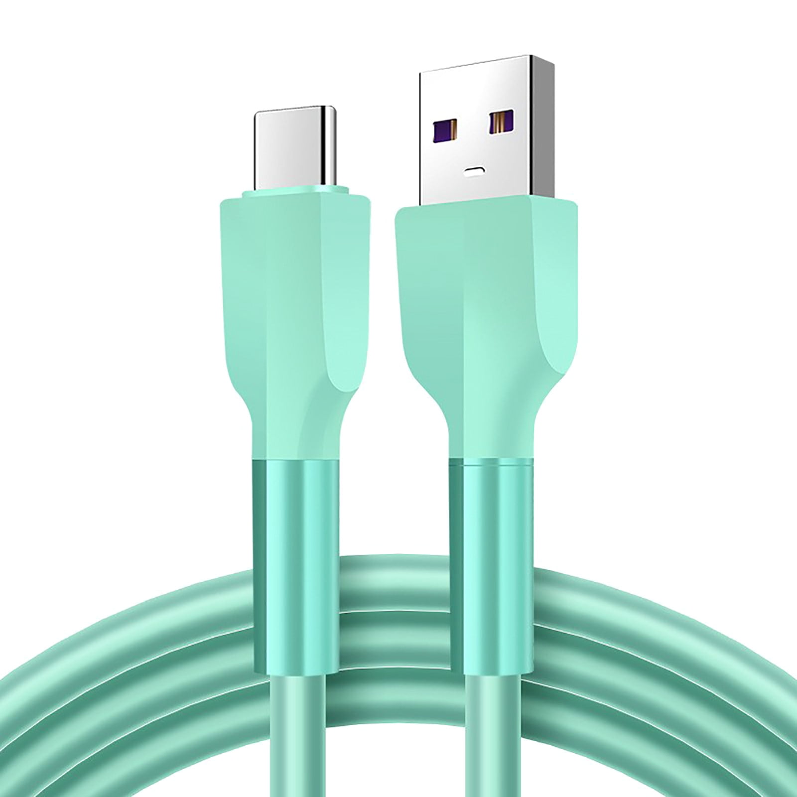 Silicone Fast Charging Data Cable for Android with 1M Length and Color ...