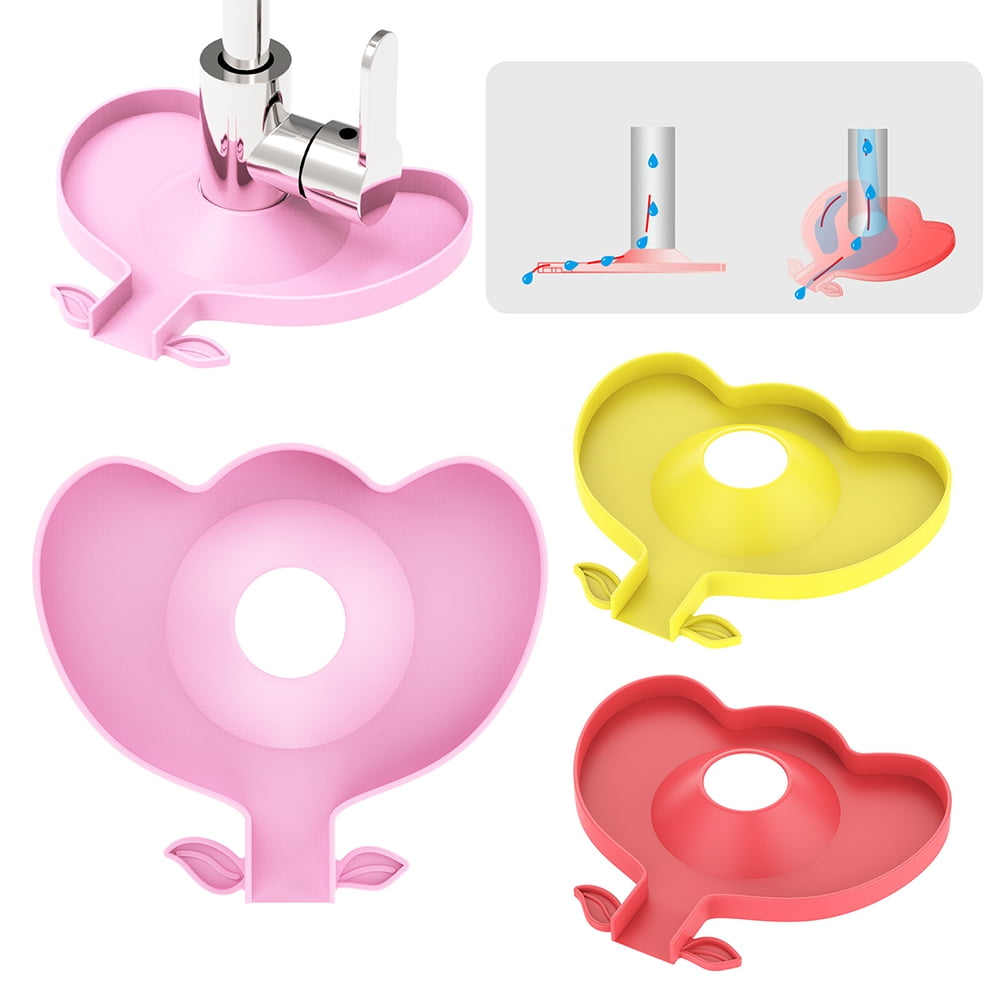Silicone Faucet Handle Drip Catcher Tray, Faucet Water Catcher Mat ...