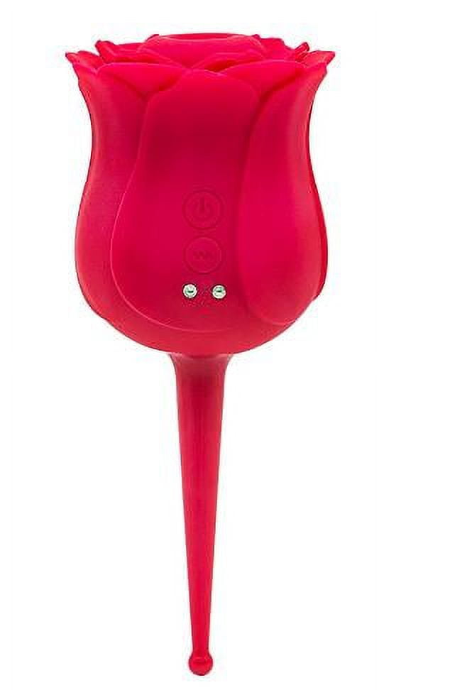 Silicone Female Rose Sucking Vibrator Multi Function Clitoris