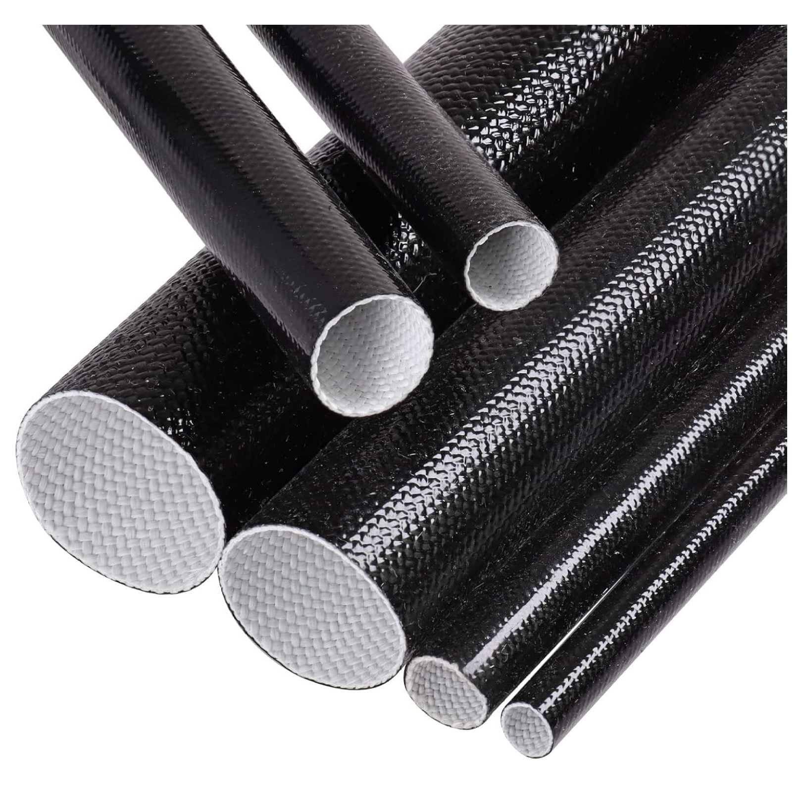 Silicone Fiberglass Sleeve High Temperature Heat Shield Wire Protective ...