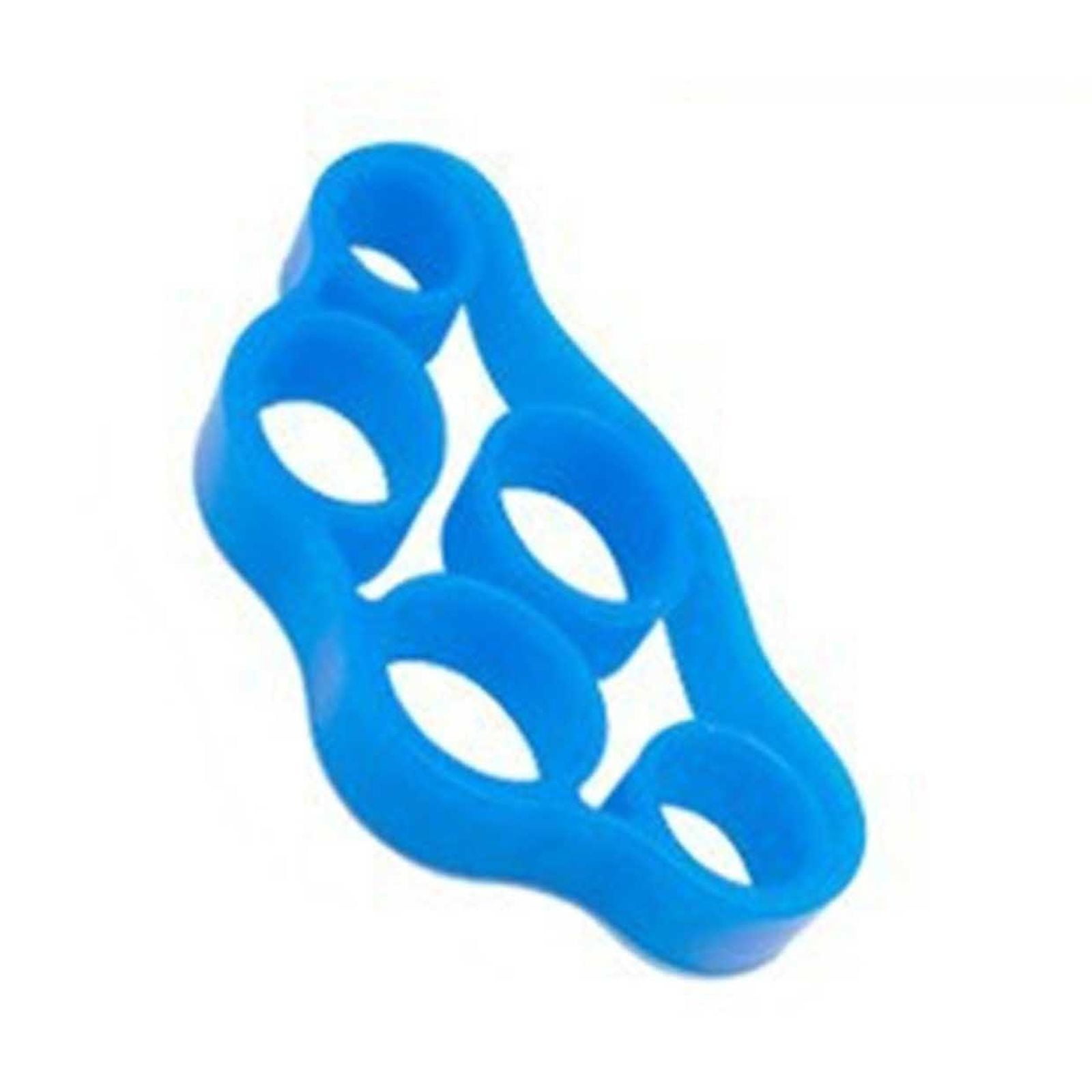 Silicone Finger Trainer & Hand Strengthener Five Finger Pull Rings Soft ...