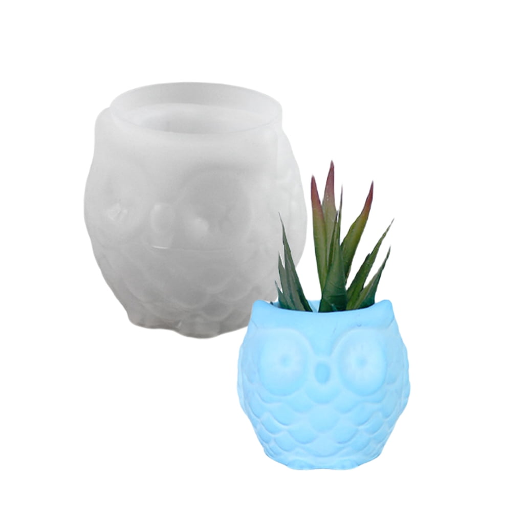 Silicone Flowerpot Molds Succulent Planter Molds Shape Unique Molds ...