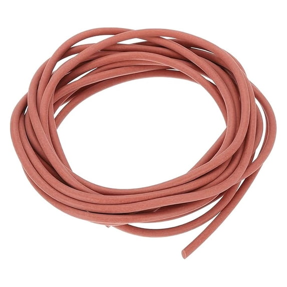 Silicone Foam Seal Strip 10M (32.8ft) 4mm Diameter - Red Weather ...