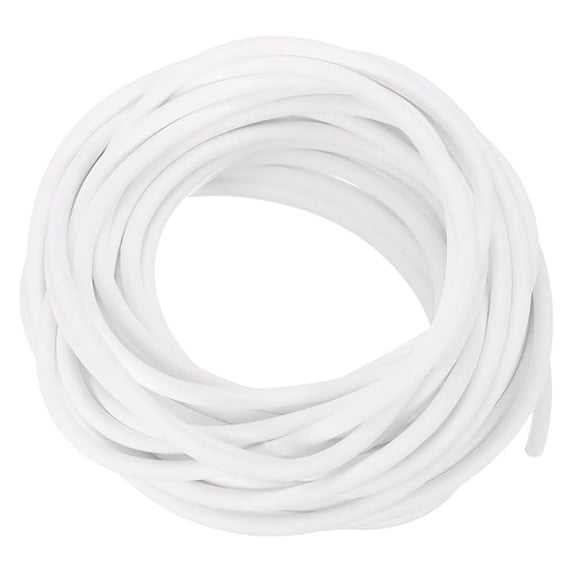 Silicone Foam Seal Strip 10M (32.8ft) 5mm Diameter - Solid Rubber ...