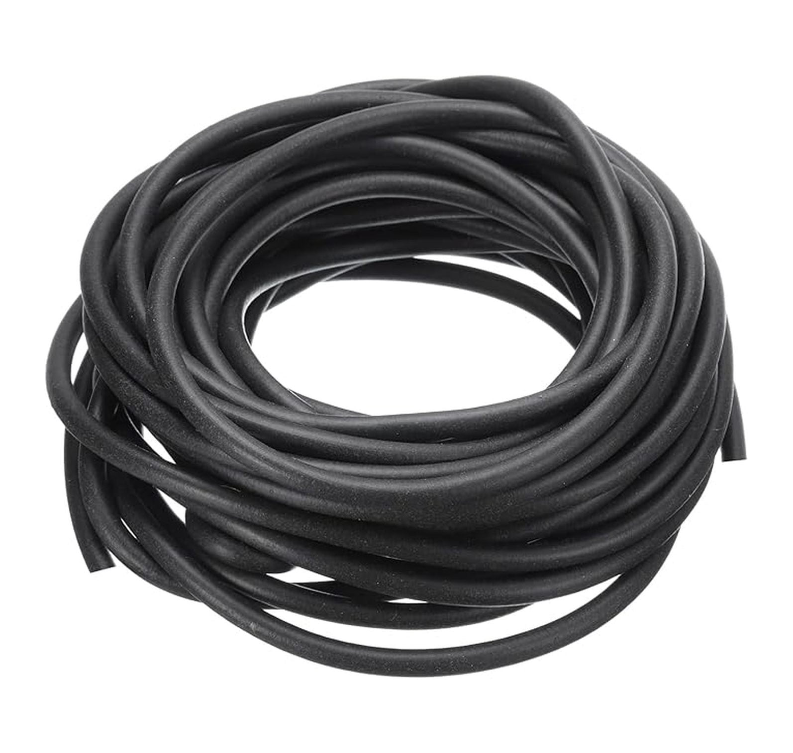 Silicone Foam Seal Strip 10M, 6mm Round Weather Stripping, Solid Sponge ...