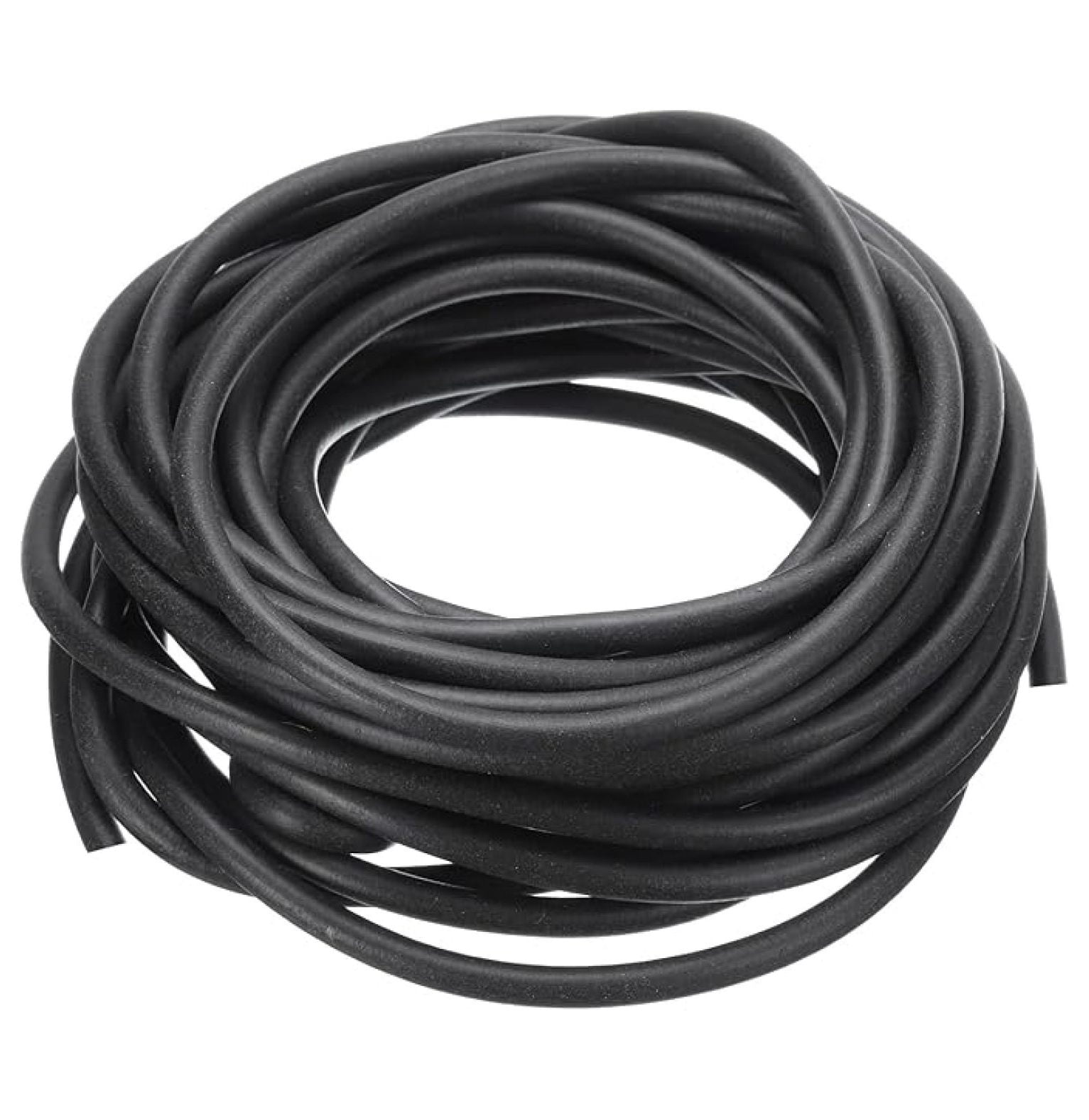 Silicone Foam Seal Strip 10M, 6mm Round Weather Stripping, Solid Sponge ...