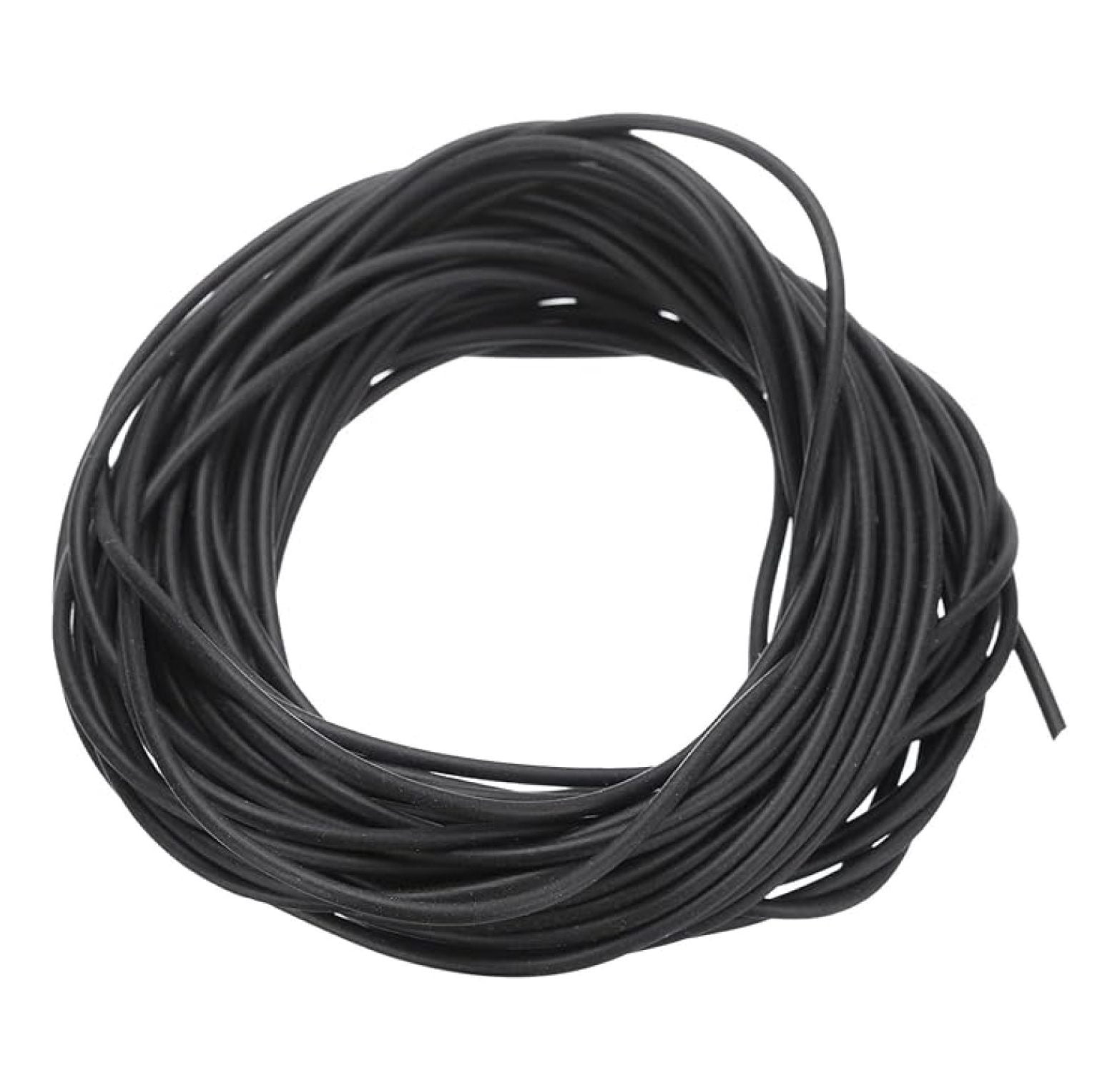 Silicone Foam Seal Strip 10M Black 2mm, Weather Stripping for Doors ...