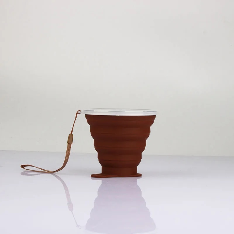 Silicone Foldable Cup Collapsible Telescopic Cute Water Bottle Outdoor ...