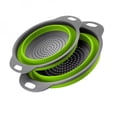 Silicone Folding Drain Basket Fruit Vegetable Washing Basket Foldable ...