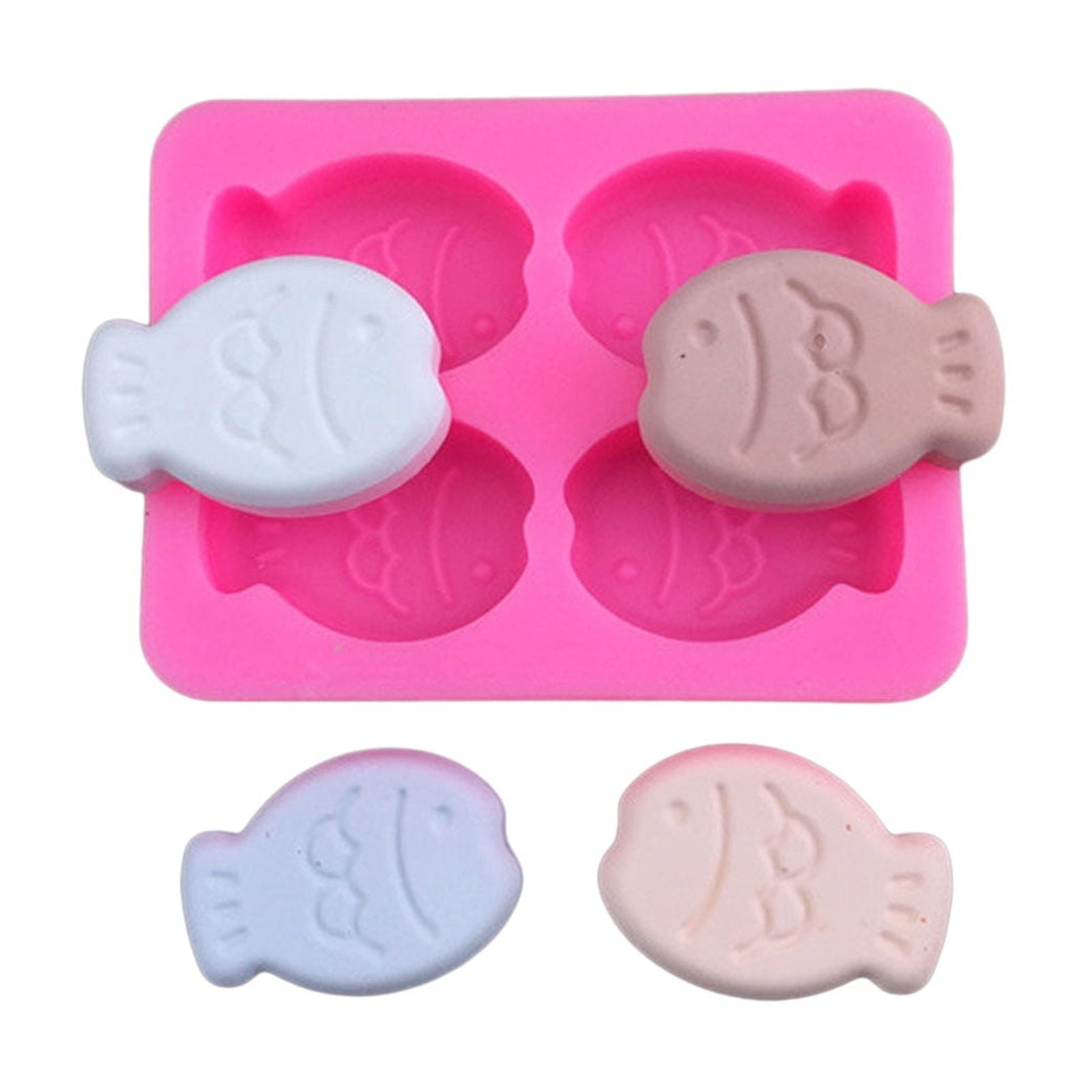 Silicone Fondant Molds Candy Molds Fish Shaped Silicone Molds DIY ...