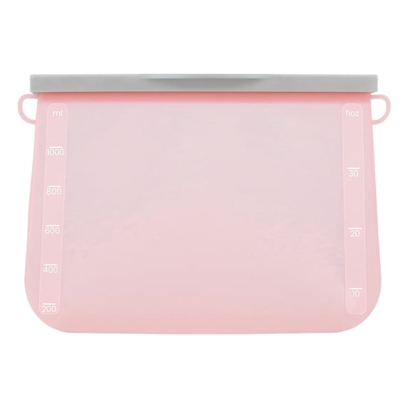 Silicone Food Storage Bags, Reusable Leakproof Silicone Preservation ...