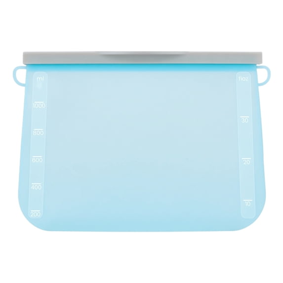 Silicone Food Storage Bags, Reusable Leakproof Silicone Preservation ...