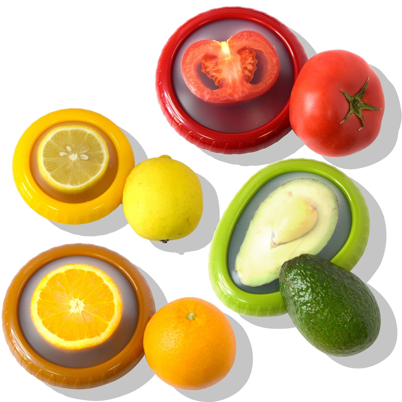 Silicone Food Storage Containers Avocado Saver for Fridge Onion Storage ...