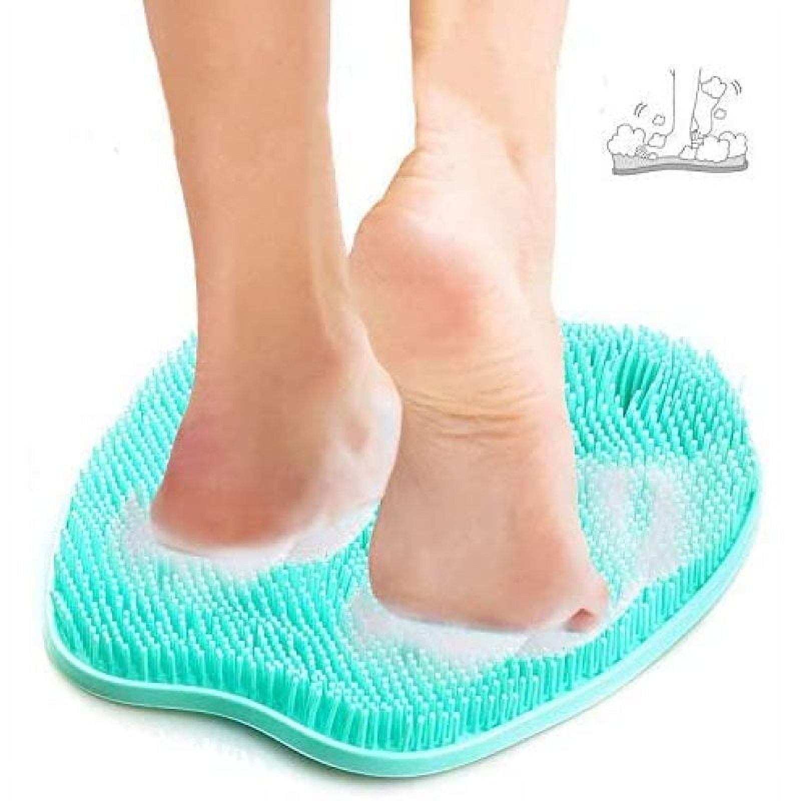 Silicone Foot Brush Scrubber Massager Shower Foot Brush Deep Cleansing Exfoliating Spa Increases ...