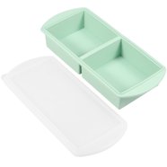 Souper Cubes Silicone Freezer Tray with Lid, 1 Cup Portion Molds, 2 ...