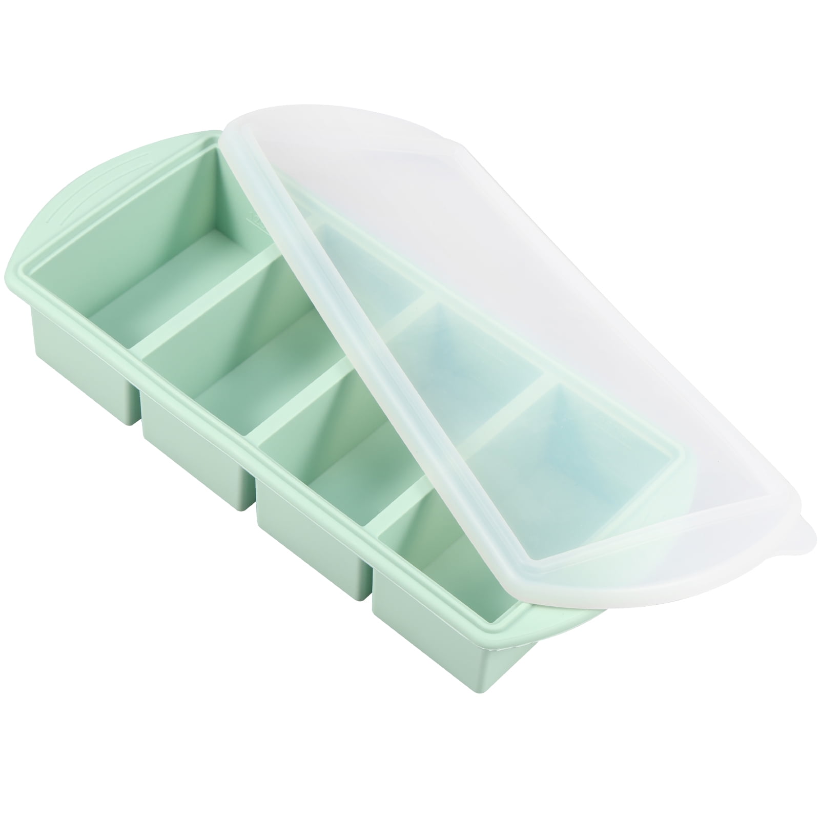 Silicone Freezer Tray Large Capacity Leak Proof Soup Freezer Container ...