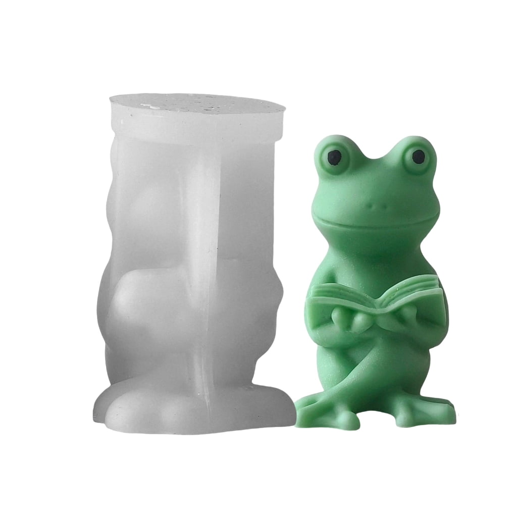 Silicone Frogs Candle Molds 3D Frogs Flexible Molds Crafting Molds ...