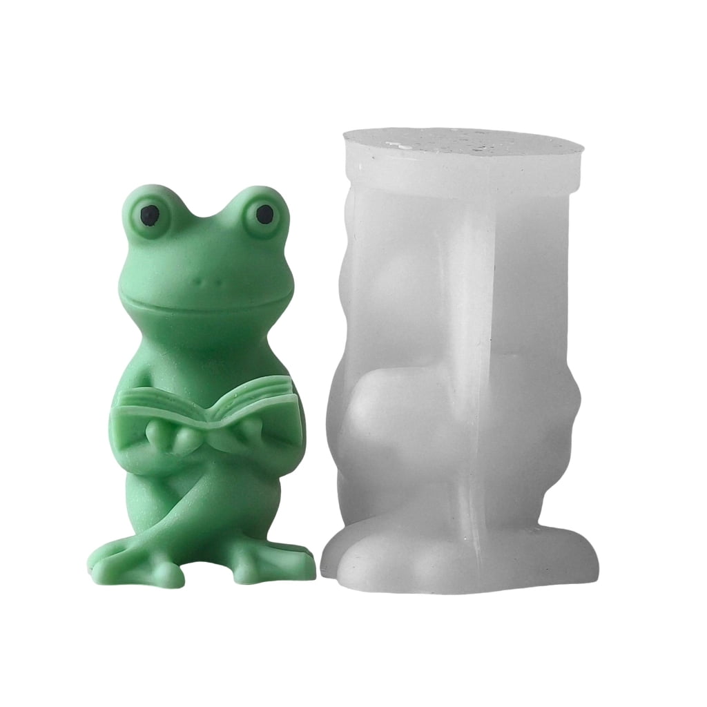 Silicone Frogs Candle Molds 3D Frogs Flexible Molds Crafting Molds for ...