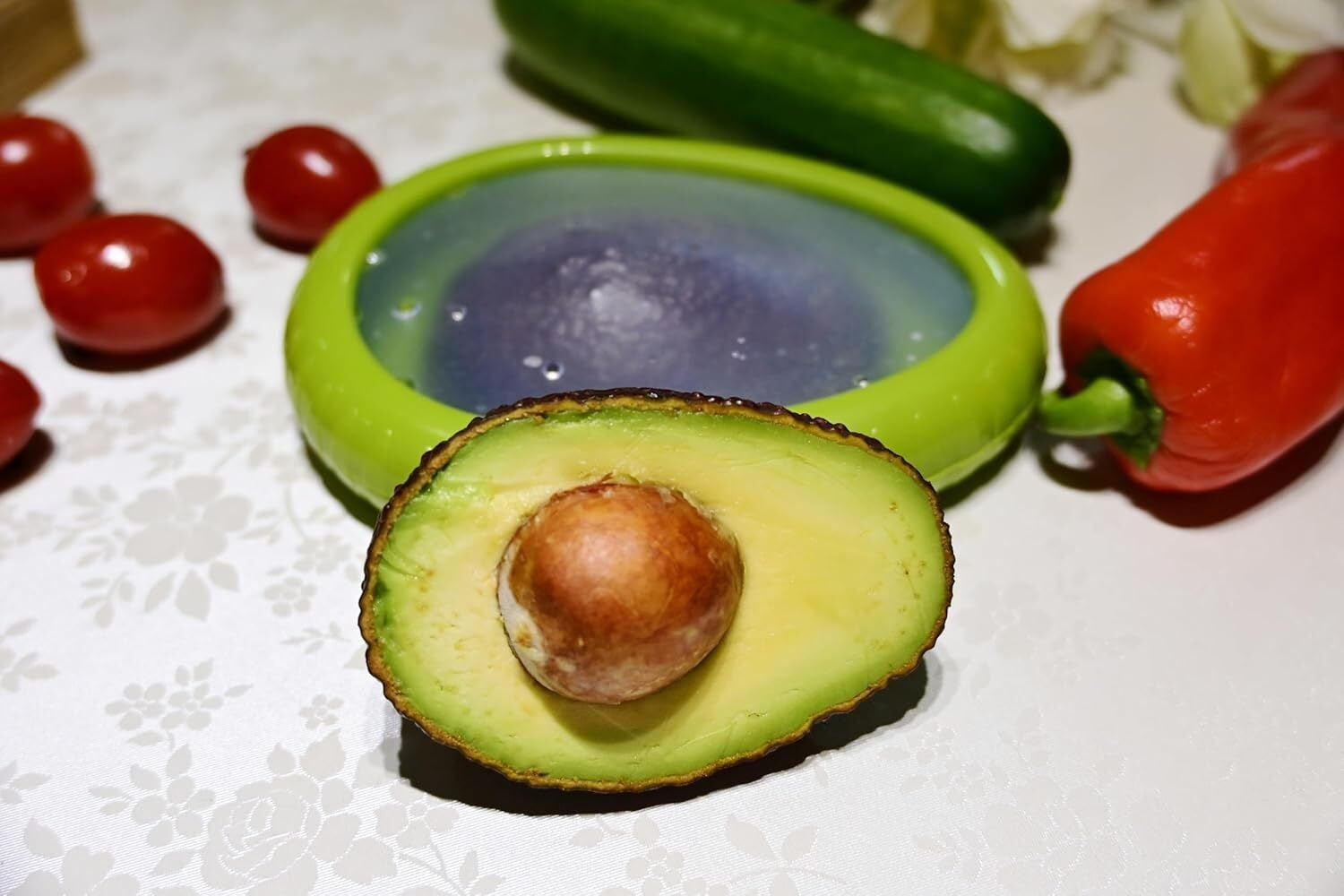 Silicone Fruit Storage Box, Reusable Anti-oxidation Silicone Vegetable ...