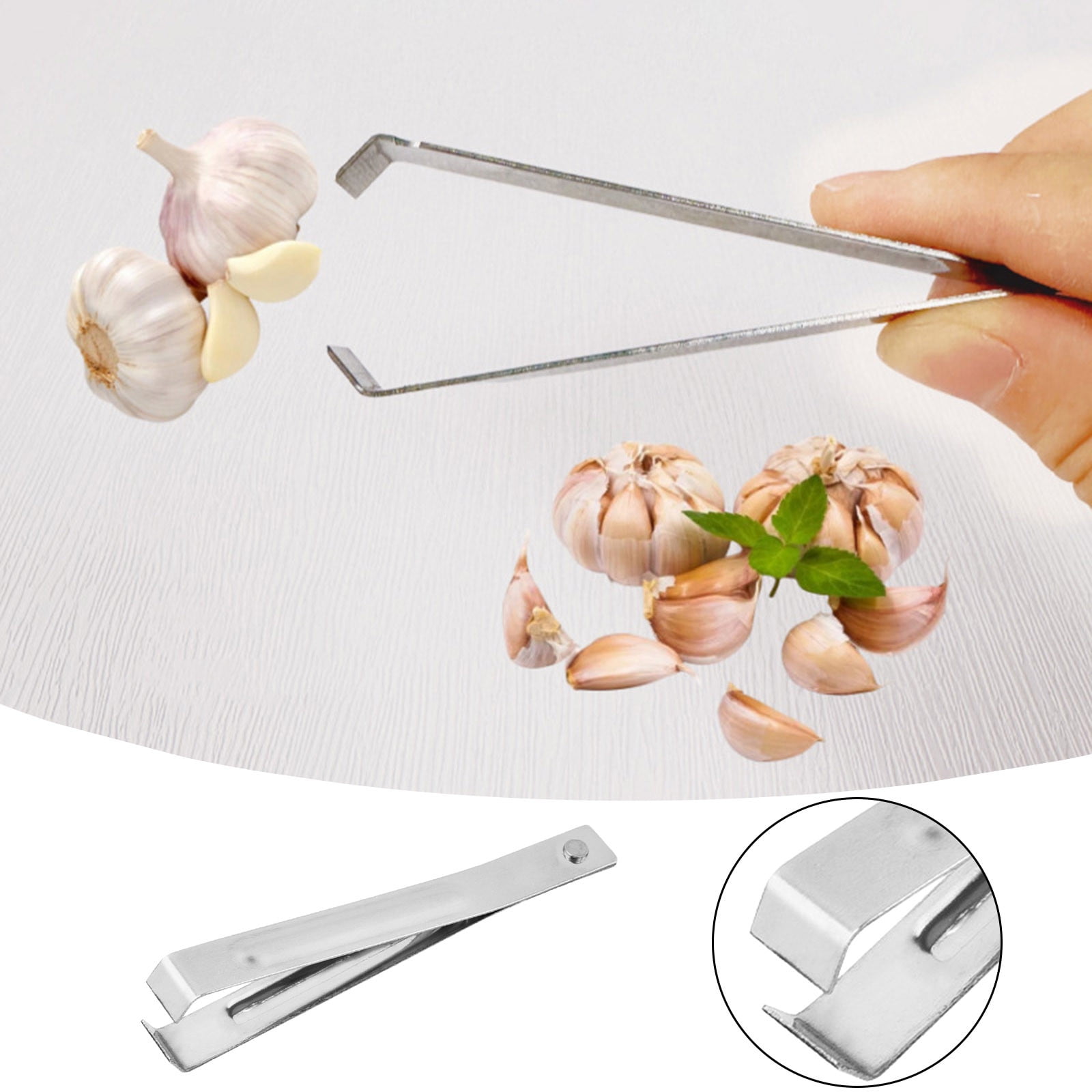 Silicone Garlic Peeler Roller Garlic Mincer Stainless Steel Garlic Skin ...
