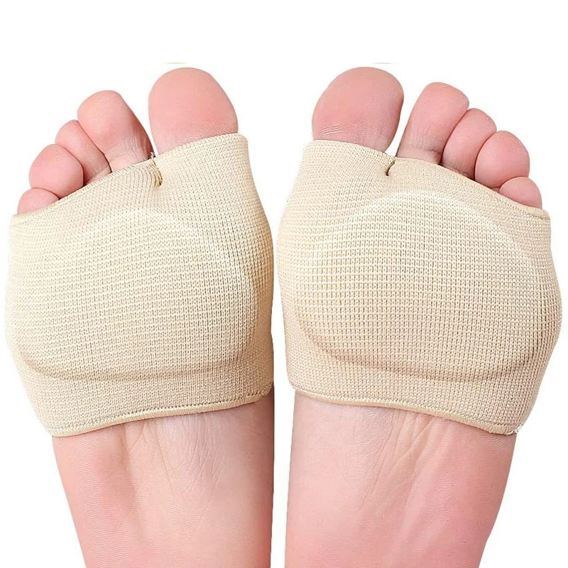Silicone Gel Half Insoles for Metatarsal Forefoot Pain Relief Shoe Pads ...