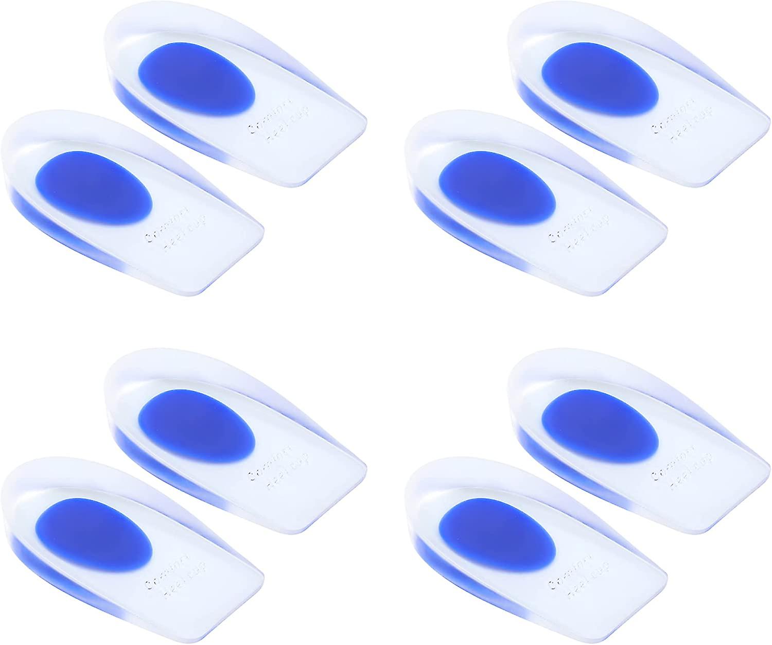 Silicone Gel Heel Cups - Shoe Inserts For Plantar Fasciitis, Sore Heel ...