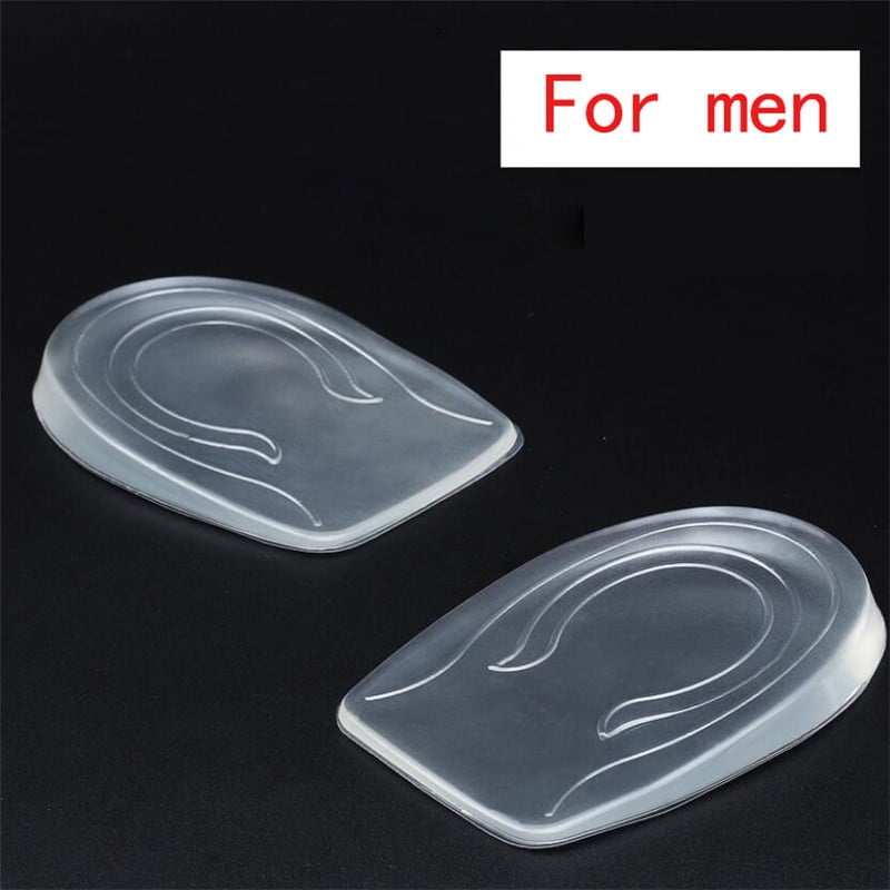 Silicone Gel Height Increase Insole Heel Lifting Inserts Shoe Foot Care ...