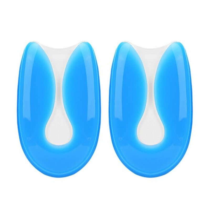 Silicone Gel Insoles Heel Cushion Soles Relieve Foot Pain Plantar ...