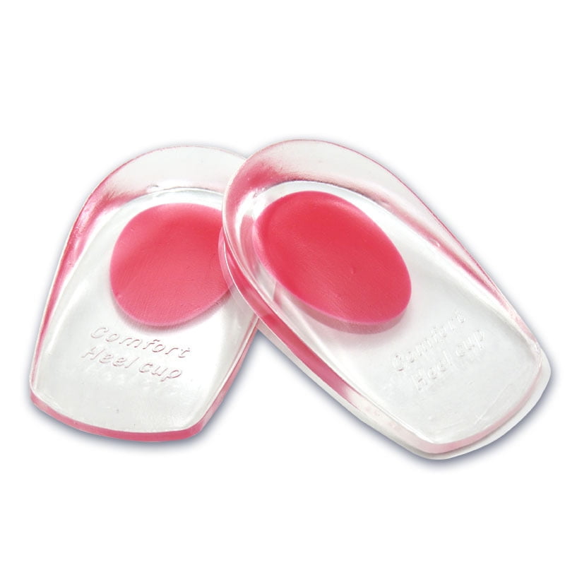 Silicone Gel Insoles Pain Heal Cushion Bone Spurs Pain Relief Heel ...