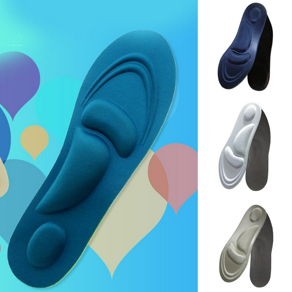 Silicone Gel Orthotic Arch Support Massaging Sport Shoe Insole Run Pad ...