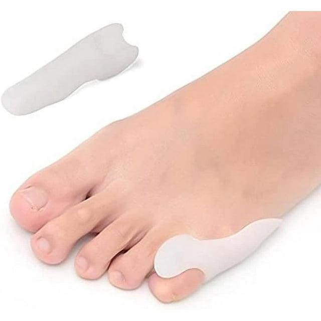 Silicone Gel Pinky Toe Bunion Relief Toe Separator - Tailor's Bunion ...