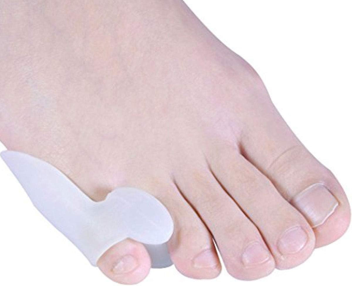Silicone Gel Small Toe Bunion Relief Toe Separator (1PAIR) - Pinky Toe ...