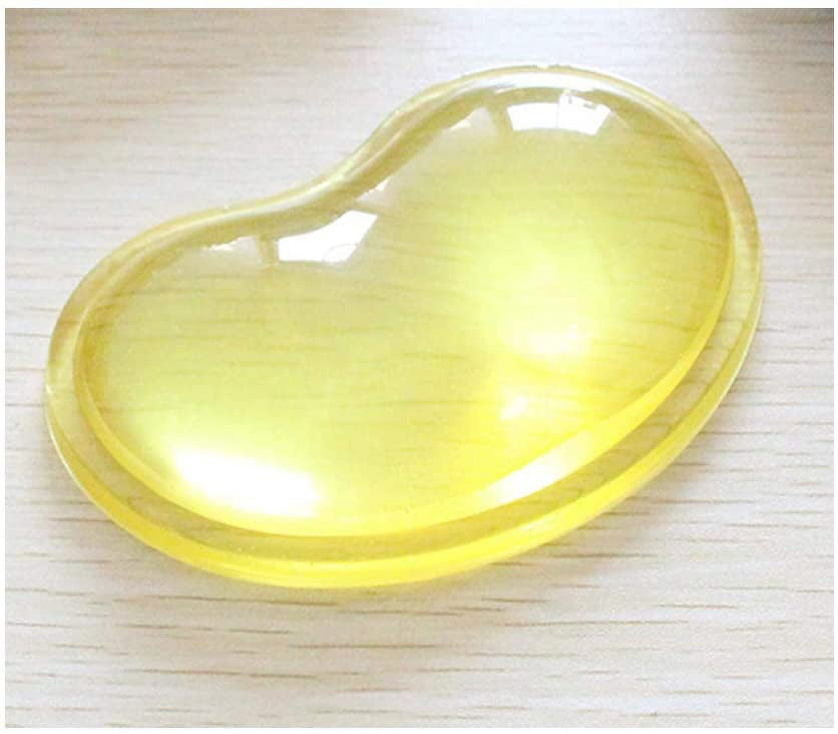 Silicone Gel Wrist Rest Cushion Heart-Shaped Translucence Ergonomic ...