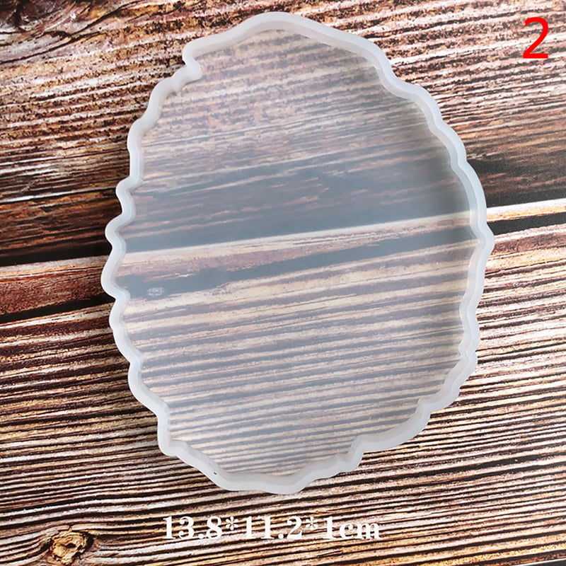 Silicone Geode Coaster Mold Resin Epoxy Casting Mould DIY Art Craft ...