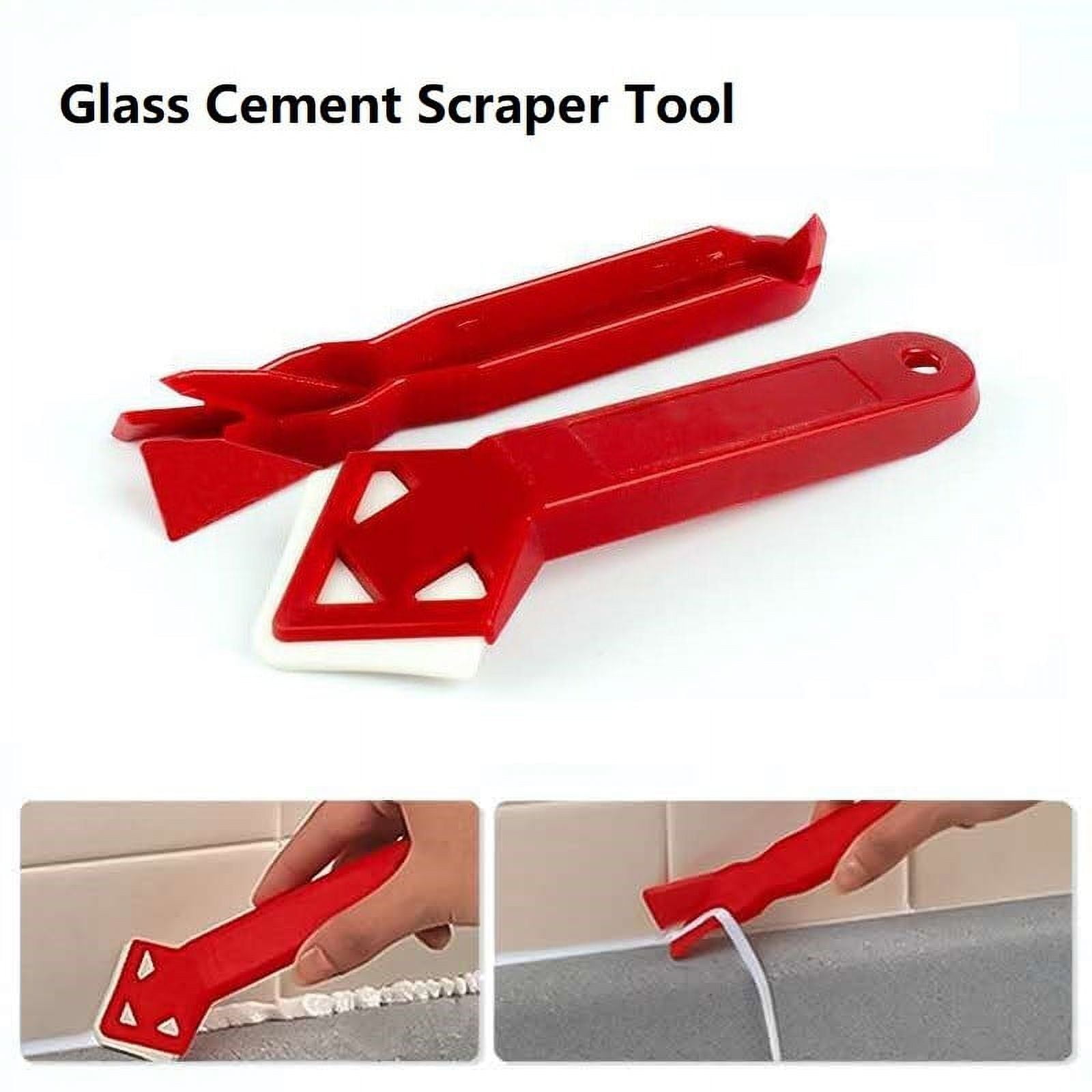 Silicone Glass Cement Scraper Tool Caulking Finishing Sealant Grout ...