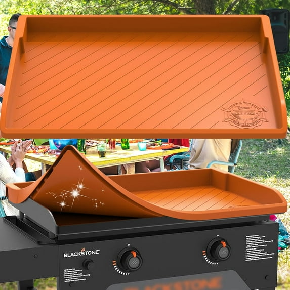 Silicone Griddle Cover for 28“,Upgraded Heavy Duty Food Grade Silicone ...