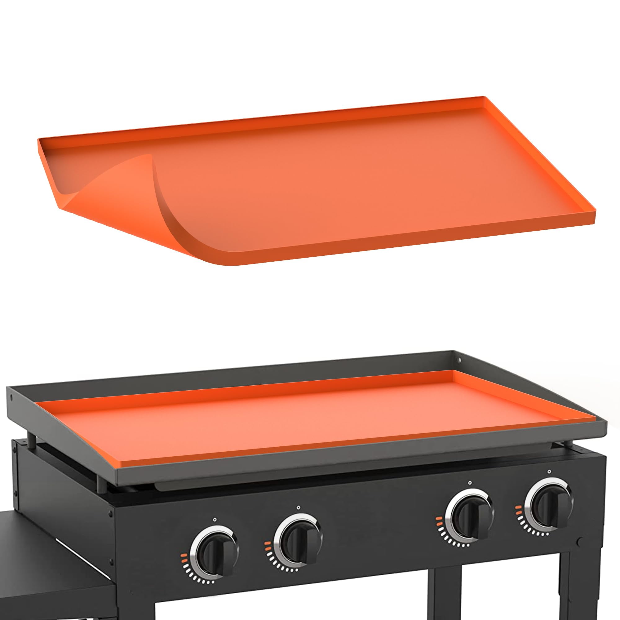 Silicone Griddle Cover Mat Grill Accessories Full Wrap-Around Griddle ...