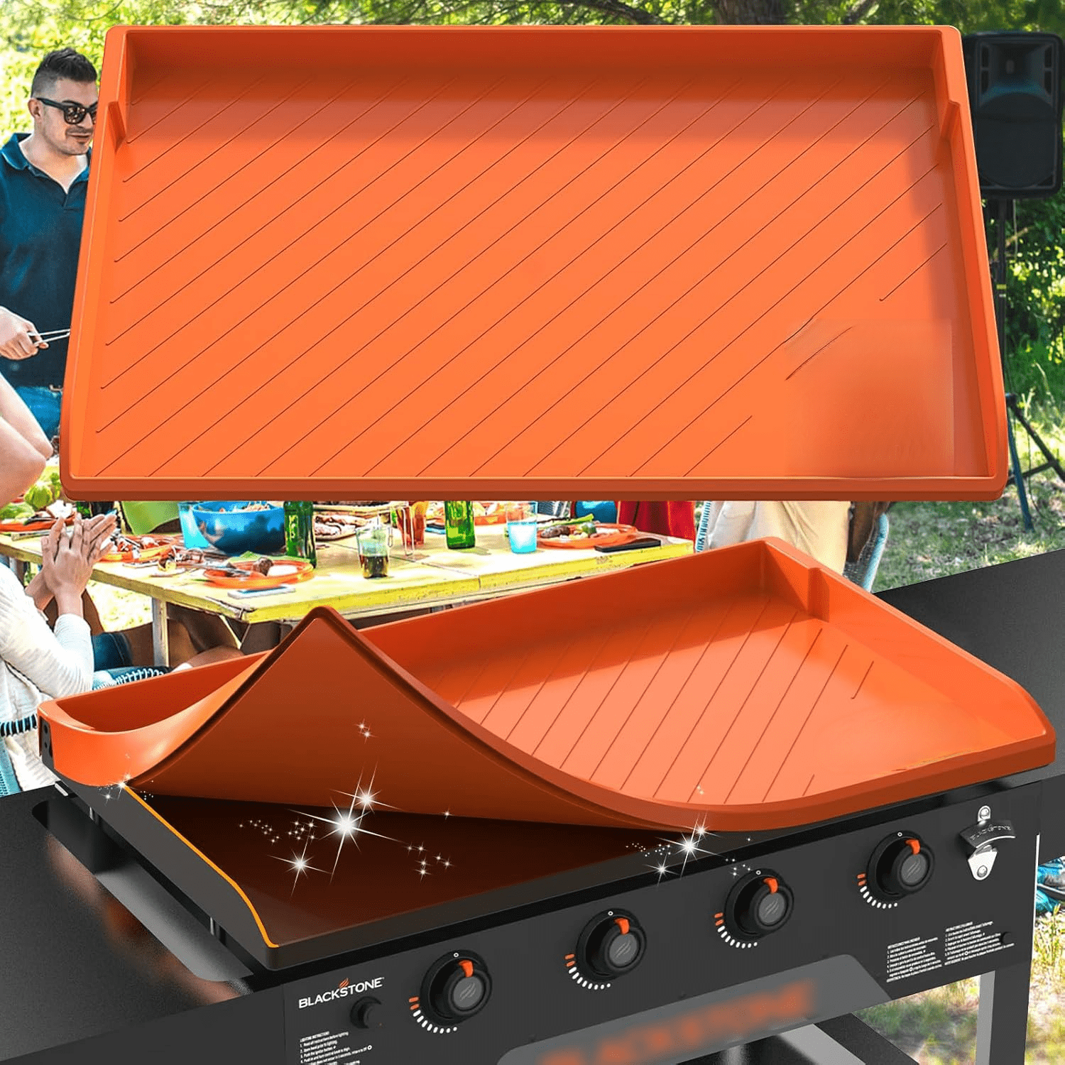 Silicone Griddle Cover for Omnivore Blackstone 36" Plate, Heavy Duty ...