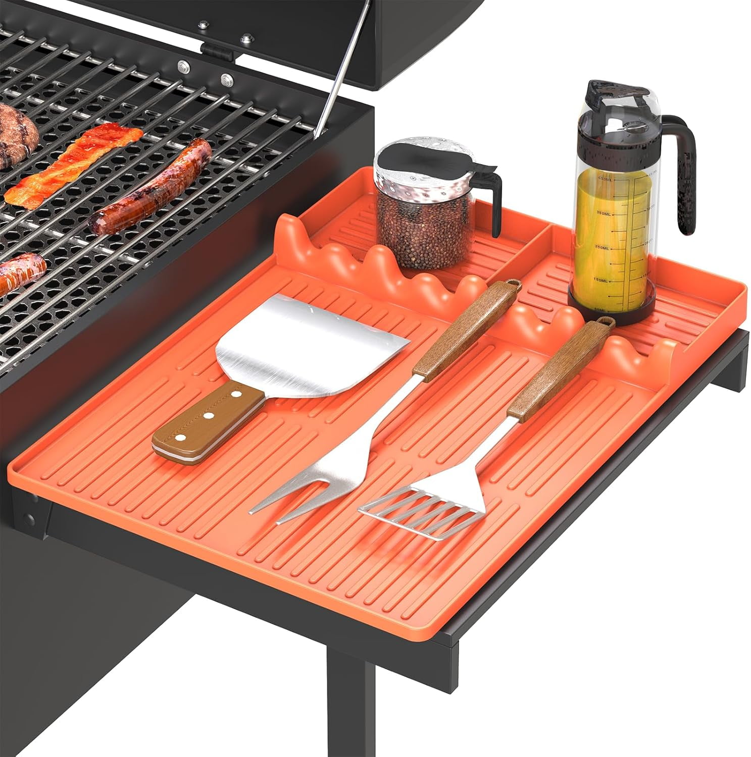 Silicone Griddle Tool Mat Compatible with Blackstone, Spatula Mat with ...