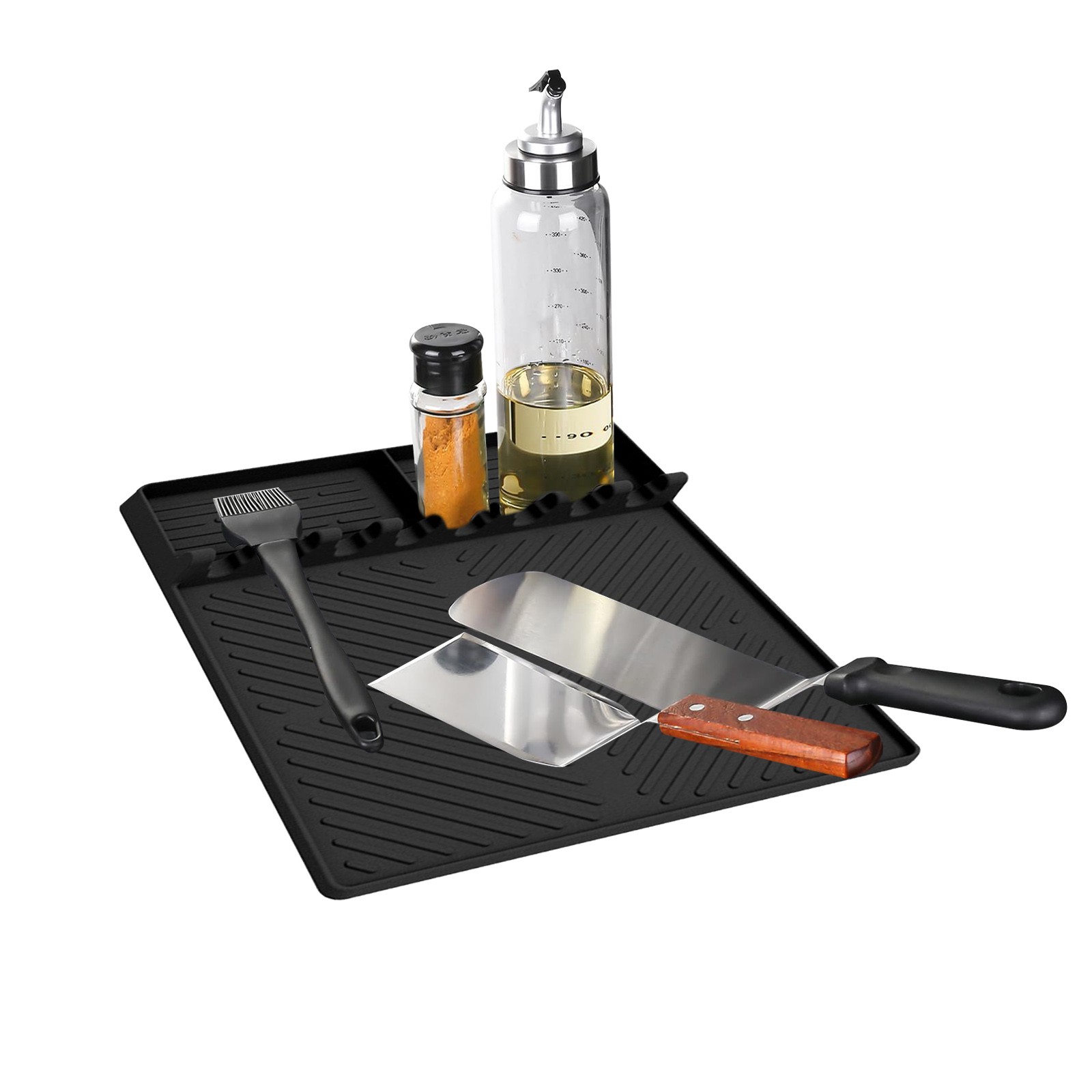 Silicone Griddle Tools Mat for Blackstone, Griddle Mat Barbeque Grill ...