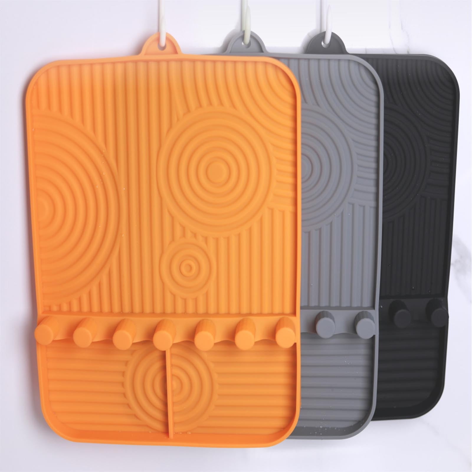 Silicone Grill Mat, 13 x 10 Inch Silicone Side Shelf Griddle Tools ...