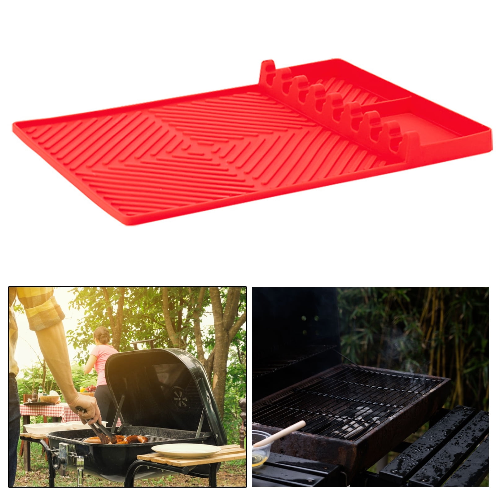 Silicone Grill Side Shelf Mat for Blackstone BBQ Grill Heat Resistant ...