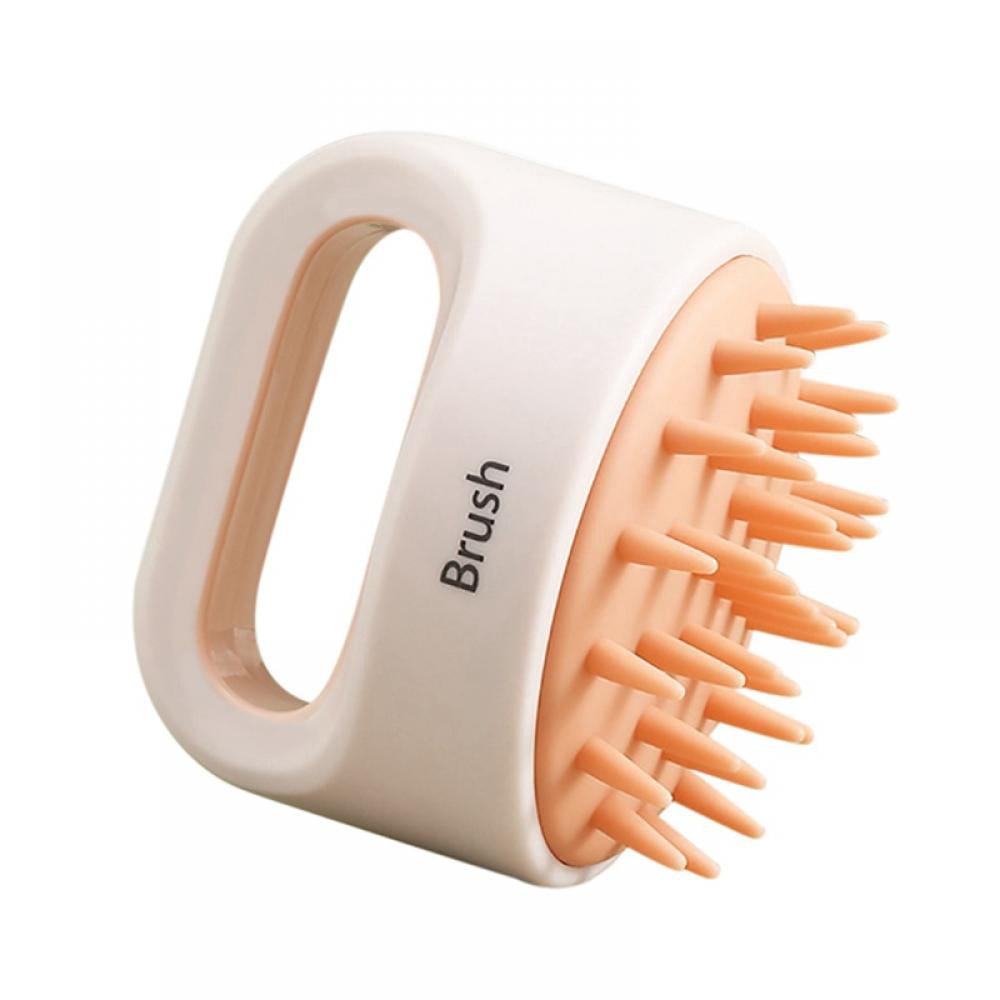 Silicone Hair Scalp Massage Shampoo Brush Shower Scalp Cleansing Brush ...