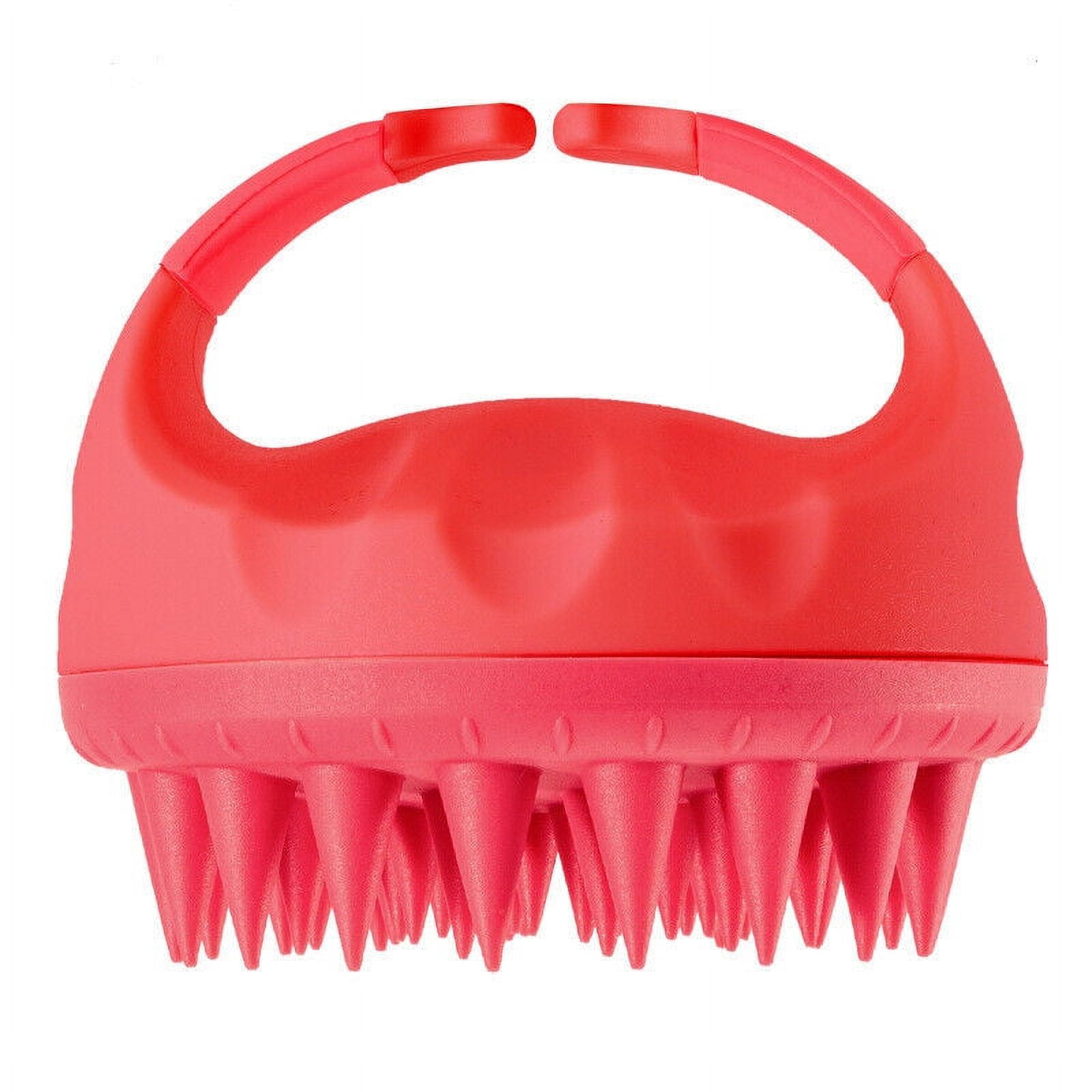 Silicone Hair Scalp Massager Brush Massaging Shampoo Brush Shower ...
