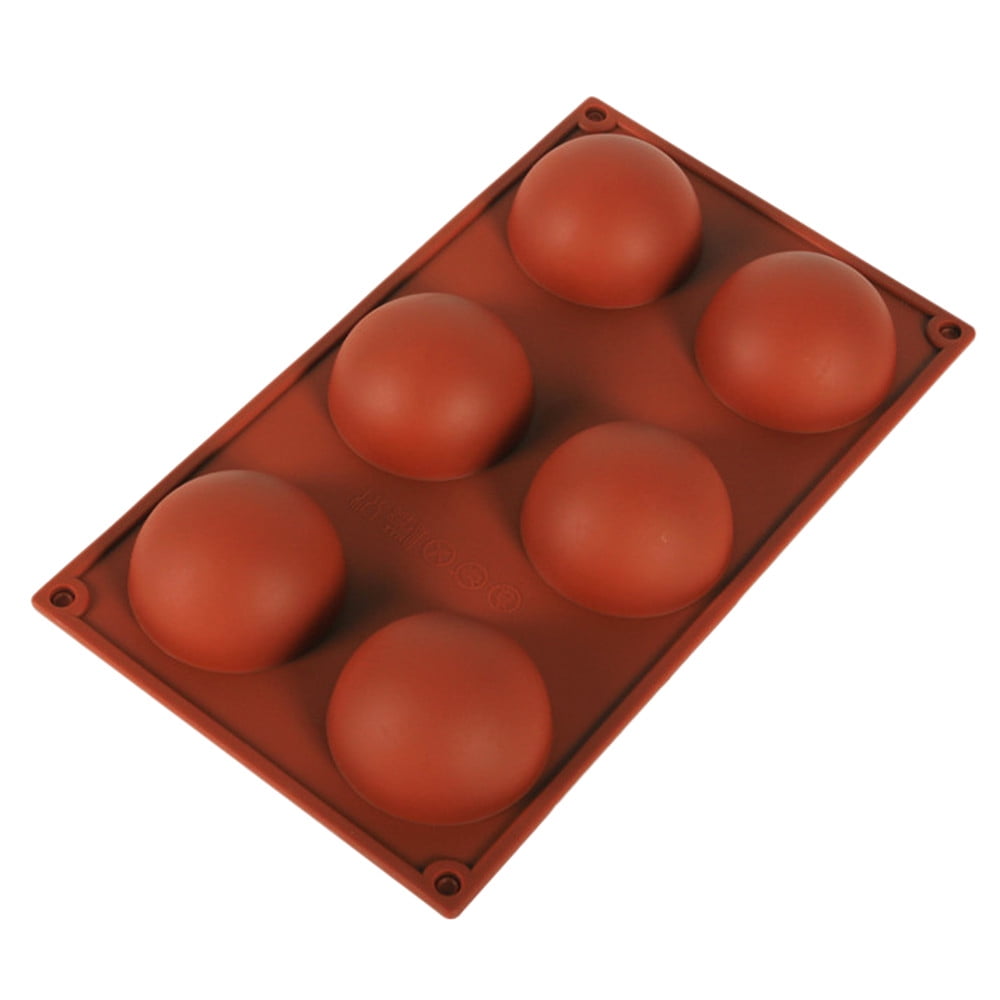 Silicone Half Sphere Stainless Steel Casserole Pan with Chocolate Chip ...