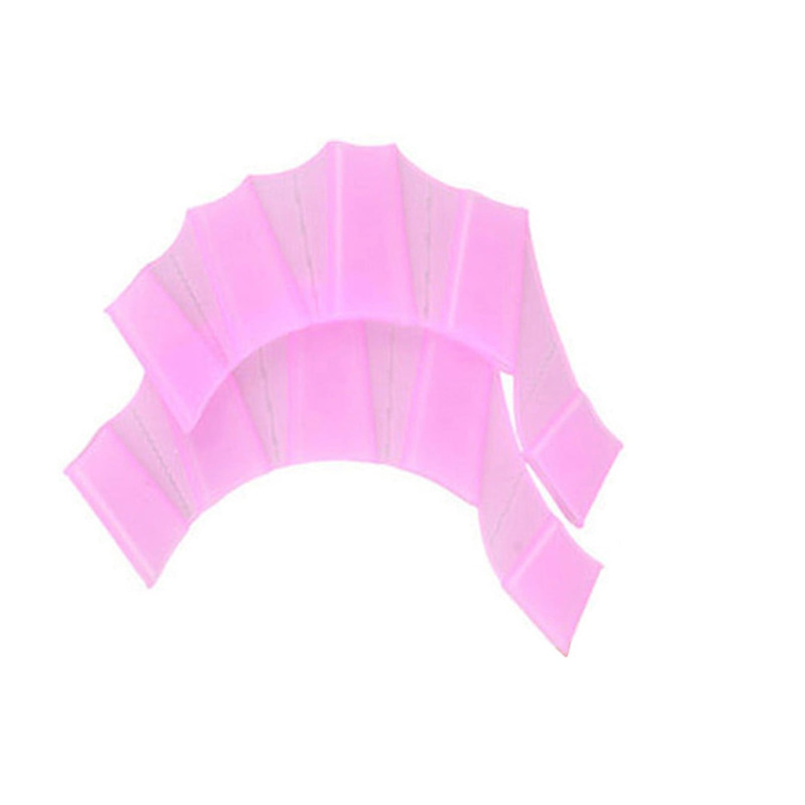 Silicone Hand Swimming Fins Flippers Swim Palm Finger Webbed Gloves ...